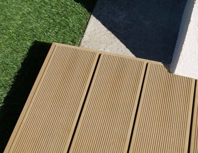 Light Oak Teak Composite Decking | NeoTimber® Decking